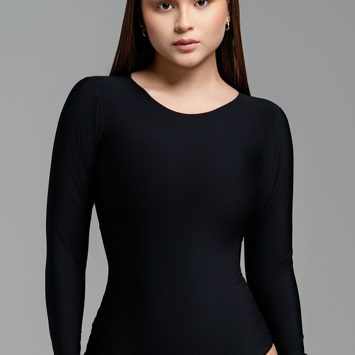 Body veronica negro con control de abdomen – MODU SLIM COLOMBIA