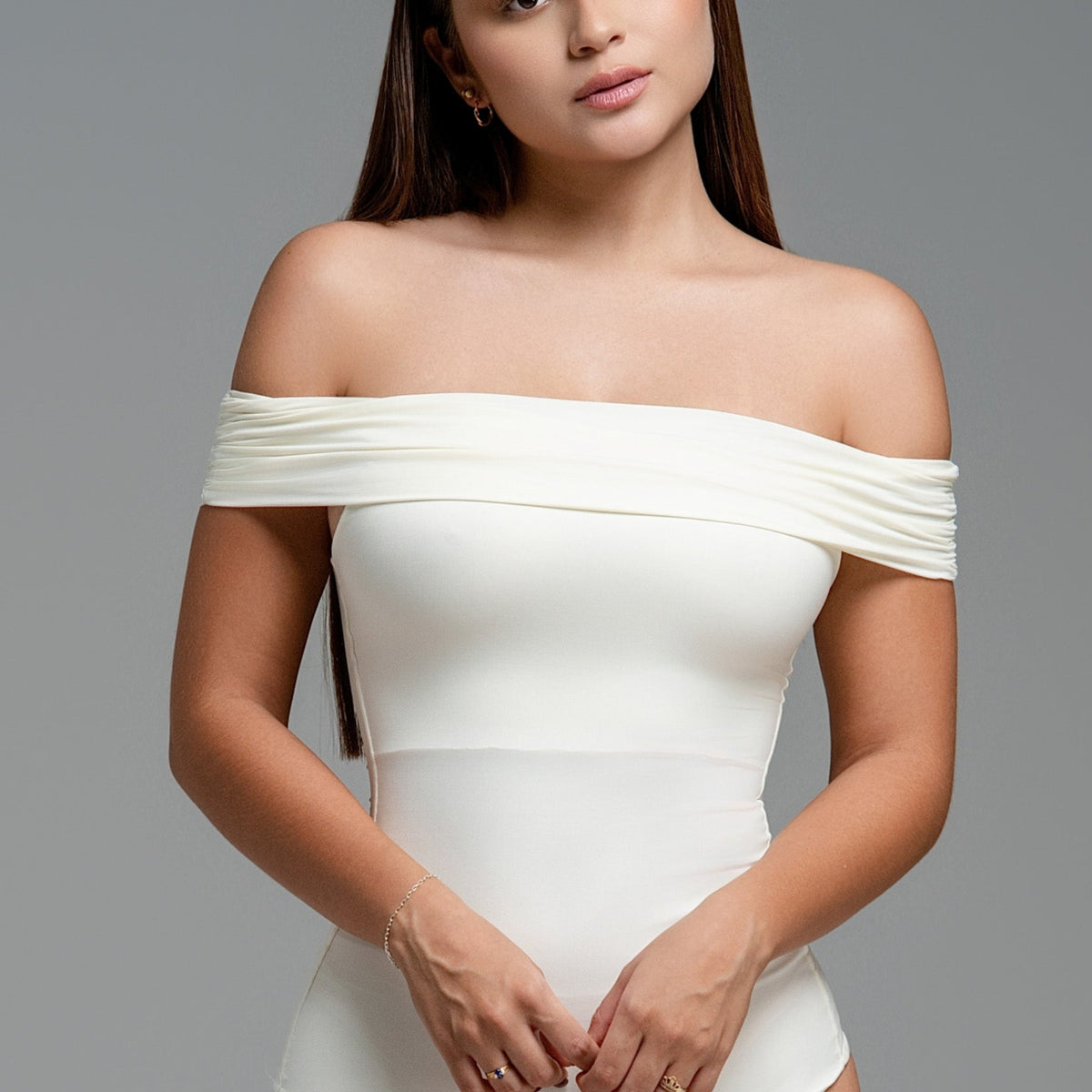 Body sara marfil bandeja manga corta con control de abdomen – MODU SLIM ...