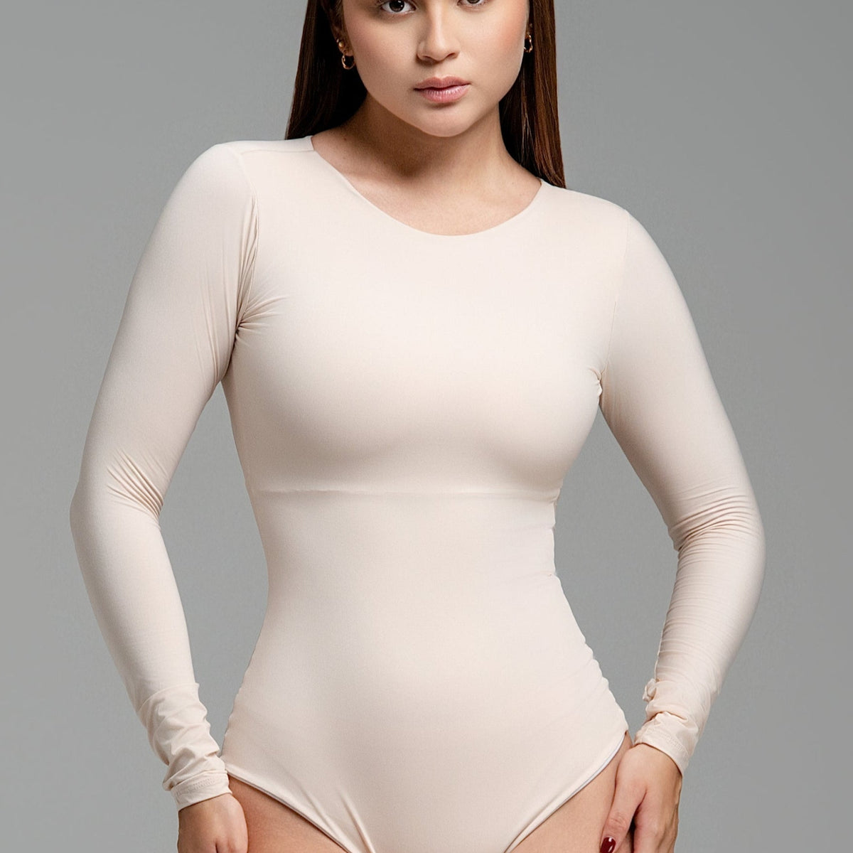 Body veronica beige con control de abdomen – MODU SLIM COLOMBIA